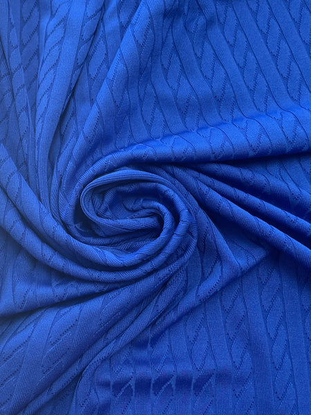 SALE Polyester Knit - Royal Blue – Lucky DeLuxe Fabrics
