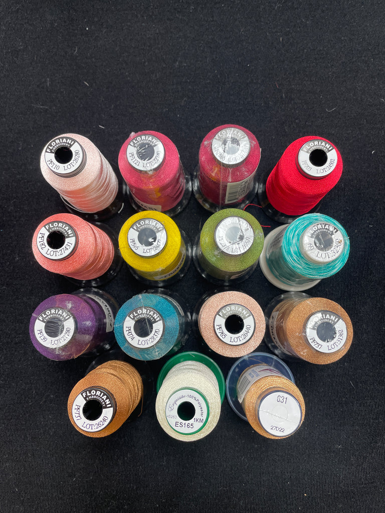 Polyester Embroidery Thread - Bundle of Spools – Lucky DeLuxe Fabrics