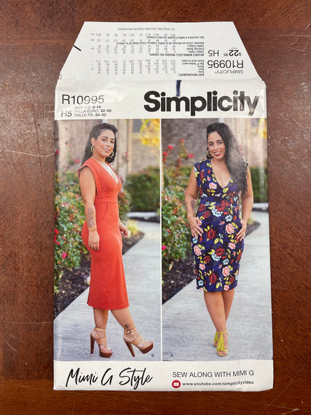 2021 Simplicity 10995 Sewing Pattern - Dress FACTORY FOLDED – Lucky ...